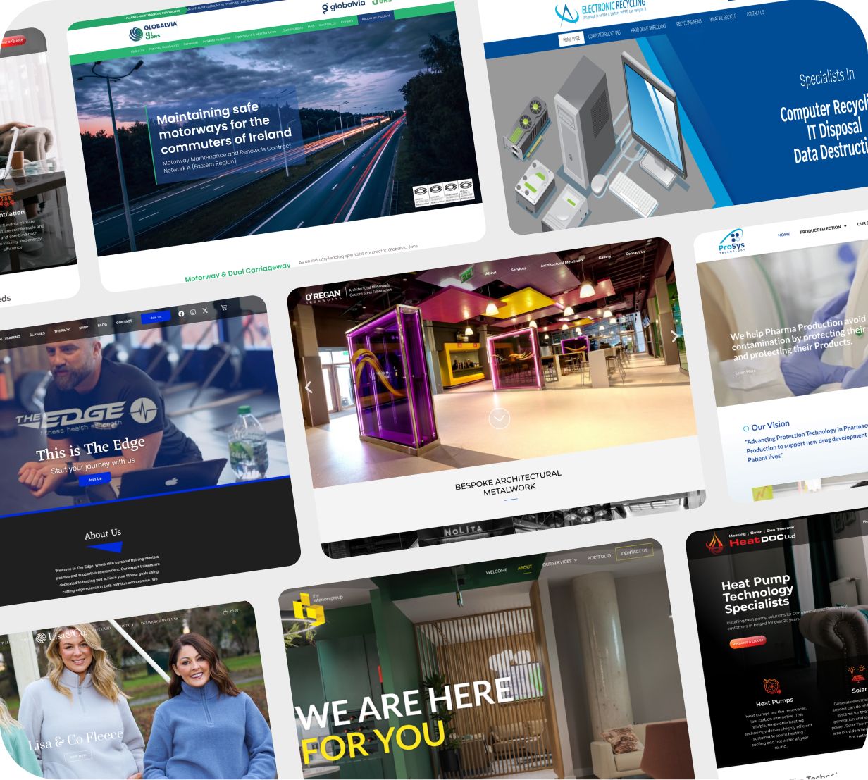 Professional Web Design for the Service Sector