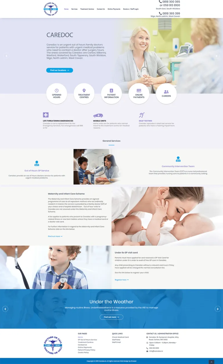 Caredoc - 2Cubed Web Design | 2Cubed