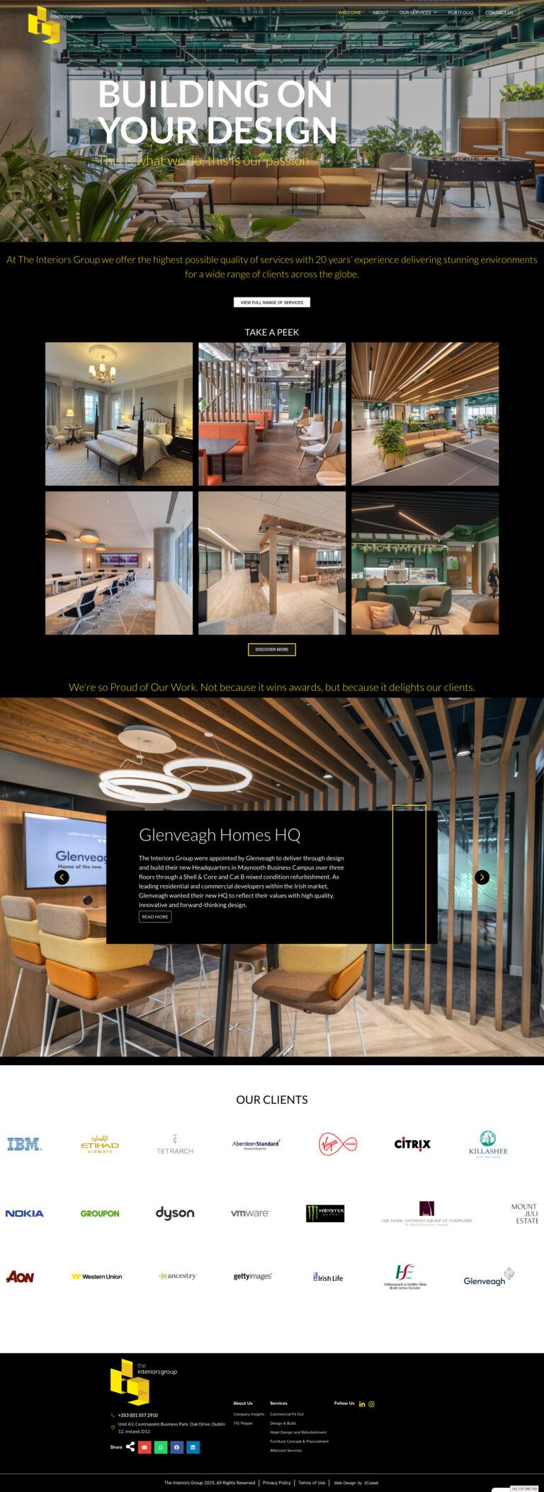 The Interiors Group - 2Cubed Web Design