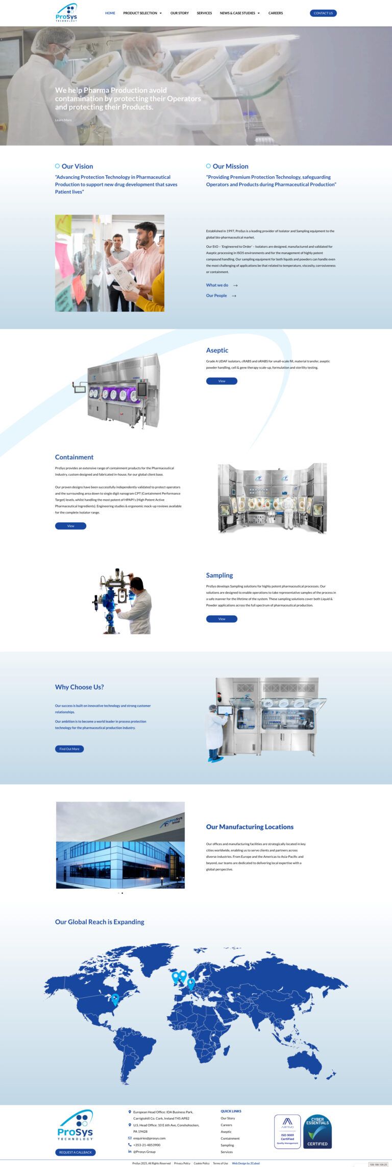 Prosys | 2Cubed Web Design Ireland