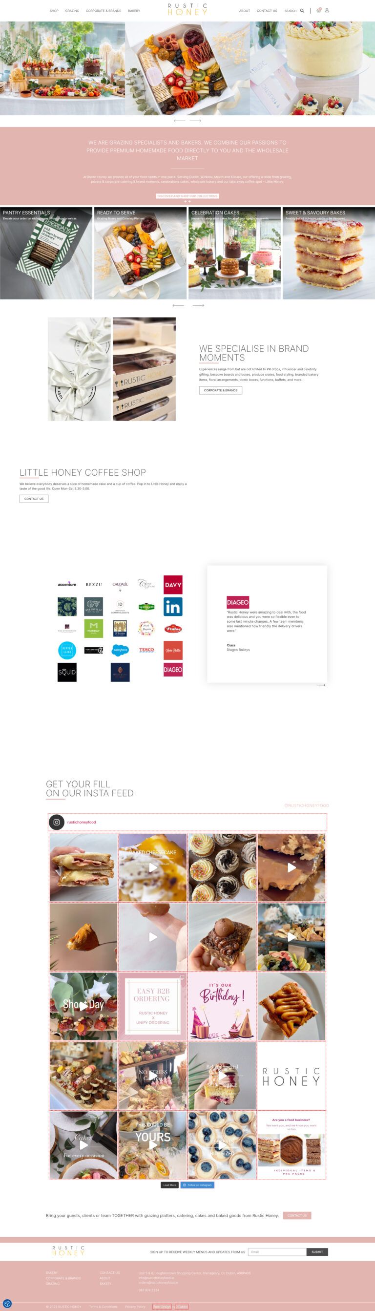 Rustic Honey - 2Cubed Web Design