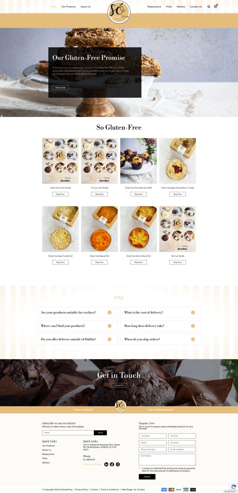 Só Gluten Free - 2Cubed Web Design
